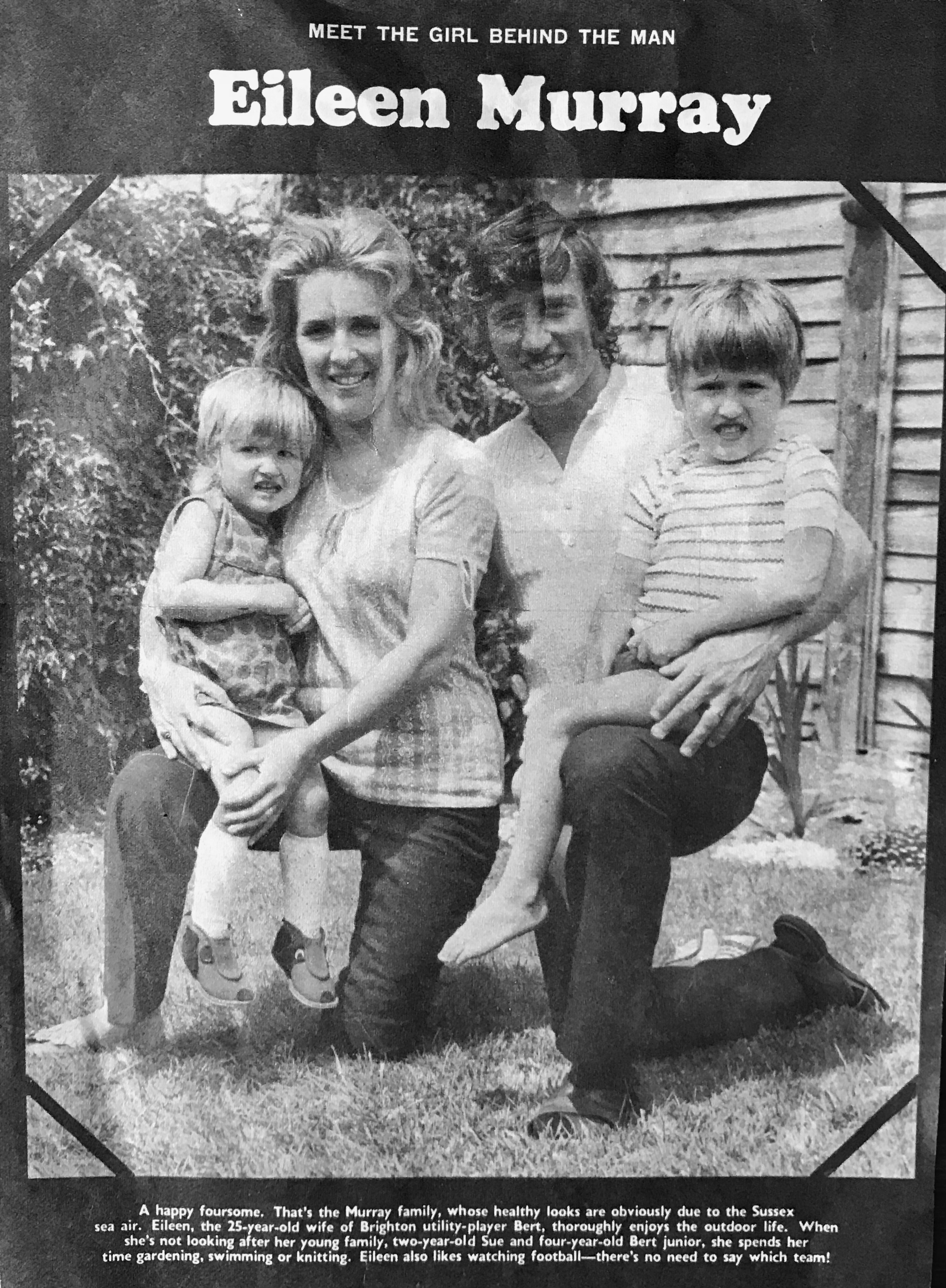 Cup winner Bert Murray: Brighton’s People’s Player – In parallel lines